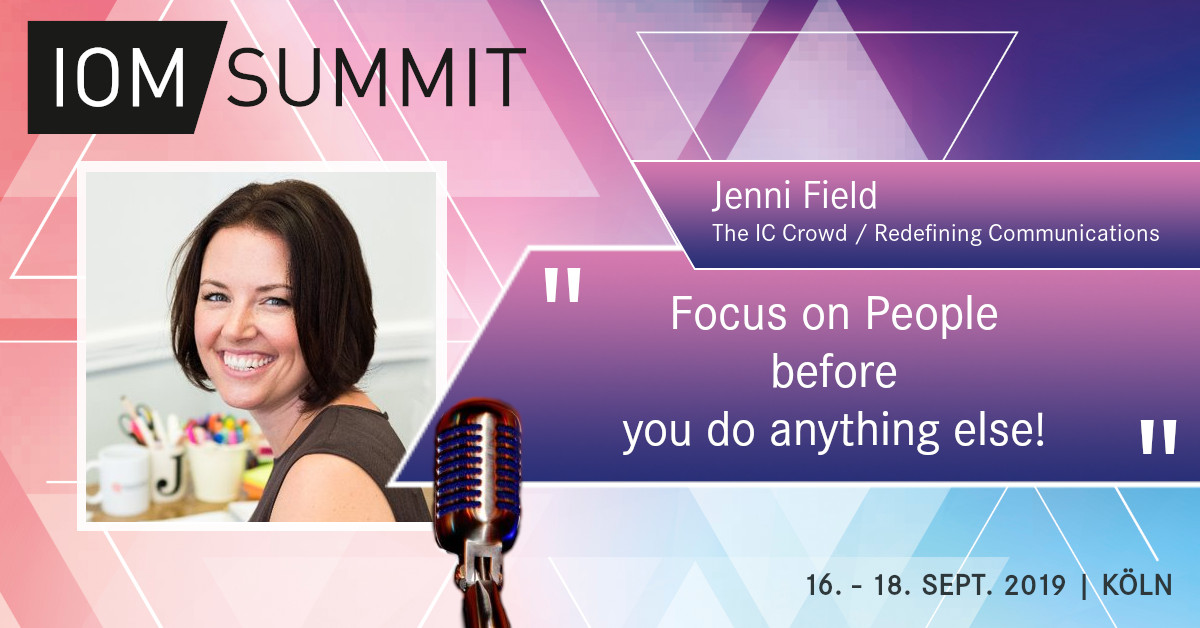 SHIFT/Work: Jenni Field: Focus on people before you do anything else!